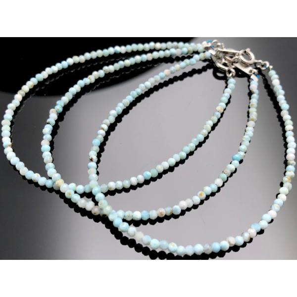 商品発送元：激安天然石卸専門の仕入パワーストーン（株）島田商事ジュエリー・アクセサリー、ジュエリー・アクセサリー産出が少なく、非常に希少なドミニカ共和国産ラリマー（ブルーペクトライト）ブレスレットが限定入荷致しました！海のような美しいブルー...