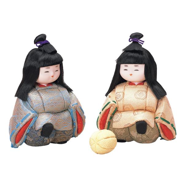 商品発送元：真多呂人形人形高さ16cm／毛せん／まり　※けまり遊び（赤）は別売りです。キッズ・ベビー・マタニティその昔宮中で流行ったというけまり遊び。品のある可愛さが特徴の木目込み人形キットです。まりを交互に蹴り上げ、地に落とさないよう遊び...