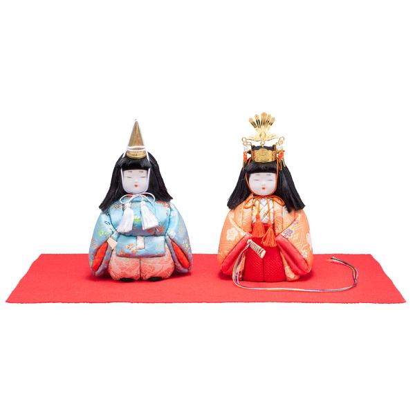 商品発送元：真多呂人形人形高さ17.5cm、毛せん40×20cmキッズ・ベビー・マタニティ昔懐かしい天冠を被った、幼い見た目が可愛らしい雛人形キット。あどけない顔に心和む、子供姿の可愛らしい雛人形キットです。ふっくらとしたお顔とボディから、...