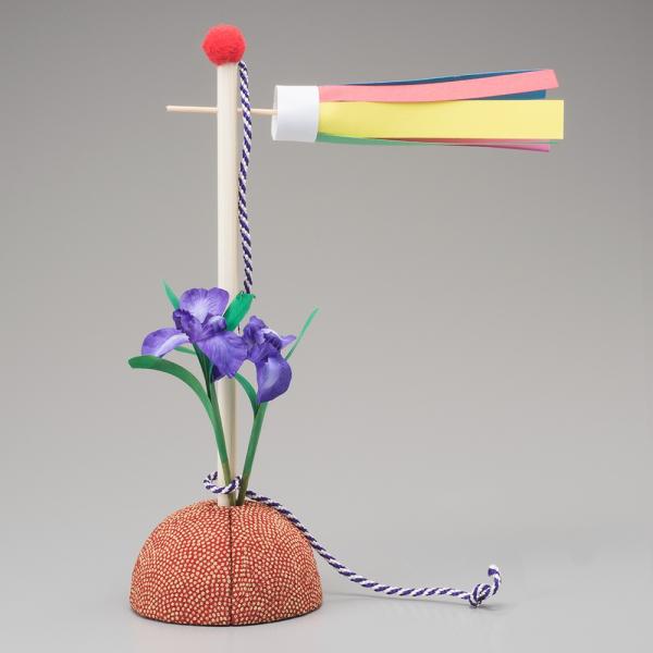 商品発送元：真多呂人形高さ19.5cmキッズ・ベビー・マタニティ吹き流しの五色は、全ての要素から守られる魔除け。「五月鯉」に合わせてお飾り頂けます。鯉のぼりと一緒によく知られる吹き流しを五月人形キットにしました。吹流しの五色は、古来中国から...