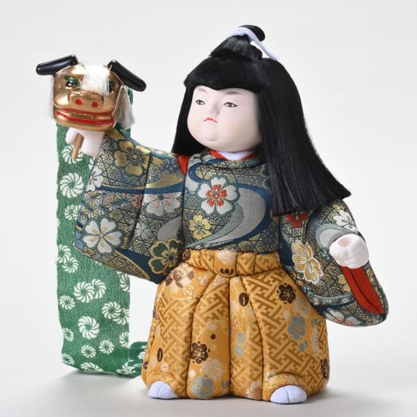 商品発送元：真多呂人形人形高さ20cmキッズ・ベビー・マタニティかわいい男の子が、勇壮な獅子舞を踊ります。獅子わらべは、日本の民俗芸能のひとつ。お正月やお祭りなど、縁起のよい日に行われます。疫病退治や悪魔払いをするものとして多くの人に信じら...