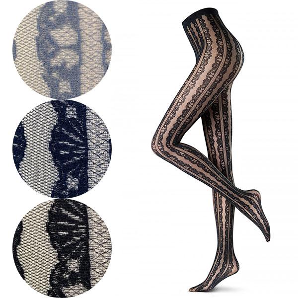 商品発送元：インポートセレクトショップ　Moda Italiaファッション・ブランド、インナーウェア・ナイトウェア、レディース、ストッキングイタリア インポート 高級ストッキング・タイツブランド OROBLU FLOUNCE フローラル柄・...