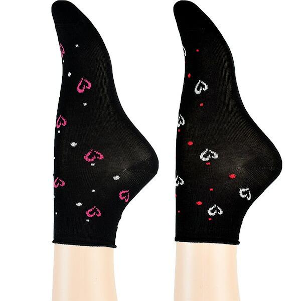 商品発送元：インポートセレクトショップ　Moda Italiaファッション・ブランド、インナーウェア・ナイトウェア、レディース、ストッキングイタリア インポート ブランド 柄ソックス SCOPRI NUT ハート・ドット柄コットンソックスカ...