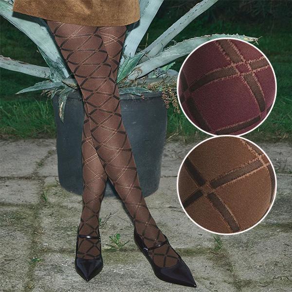 商品発送元：インポートセレクトショップ　Moda Italiaファッション・ブランド、インナーウェア・ナイトウェア、レディース、ストッキングイタリア インポート ブランド 柄タイツ TRASPARENZE MONSOONS レースアップ柄タ...