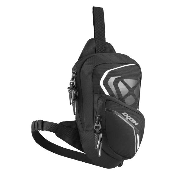商品発送元：MOTOSALON WEB SHOPバッグ・靴・小物、バッグ、紳士用バッグ、リュックバイク用設計　汎用レッグバッグライダーの為にデザインされたレッグバグSAFETY・視認性リフレクター（IXONロゴリフレクティブプリント）FEA...