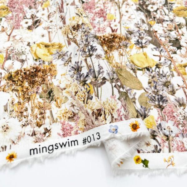 商品発送元：デザイナーズ生地・布通販サイト【NU-NOS(ヌーノス)】綿100％,生地巾110cm,50cm単位おもちゃ・ホビー・ゲーム、手芸・クラフト、生地・布『mingswim(ミンスイ)』ユメを泳ぎ、ユメを形に。夢の中を自由に泳いでい...