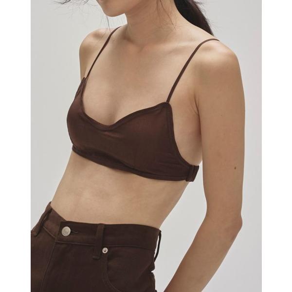 商品発送元：apricot online shop即日もしくは翌日出荷予定の商品です。８/21再入荷ファッション・ブランド肌ざわりがよく上質なサテン生地を使用したブラトップ。透け感のあるトップス等のインナーに重宝します。肌にあたる部分には柔...