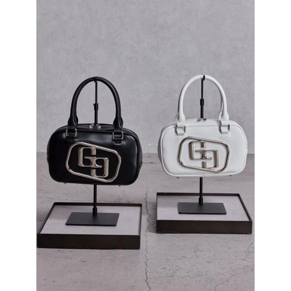 商品発送元：apricot online shop即日もしくは翌日出荷予定の商品です。ファッション・ブランド、レディース・婦人服GGの大きめメタルフレームが特徴的なバッグ。取り外し可能な肩紐がついているのでショルダーバッグとしてもハンドバッ...