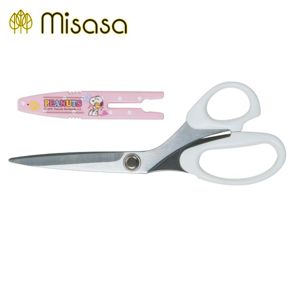 商品発送元：三友教材オンラインショップ　おさいほう屋おもちゃ・ホビー・ゲーム、手芸・クラフト、裁縫ミササ スヌーピー洋裁はさみ17cm　No.8589品番：14234入数：１サイズ:17cmスヌーピーの可愛い洋裁はさみです。軽くなめらかな切...