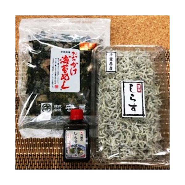 商品発送元：逸品 おとりよせ◆内容量◆(5人〜6人前）・冷凍しらす230g・ぶっかけ海苔めし　30g・しらす丼のタレ  80ml ※販売価格には全国一律送料を含みますフード・菓子千葉県産　『しらす丼セット』◆内容量◆(5人〜6人前）・冷凍し...