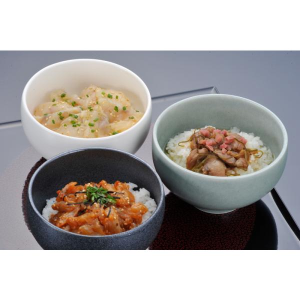 商品発送元：逸品 おとりよせとらふくユッケ風丼の具60g×2、ごまふくのだし漬け60g×2、まふく生茶漬けこんぶうめ（ふく身ダシ40g・刻み梅5g）×2フード・菓子●ふく丼ぶり・茶漬けセット（6食入）●とらふくの食感と辛味と風味が食欲をそそ...