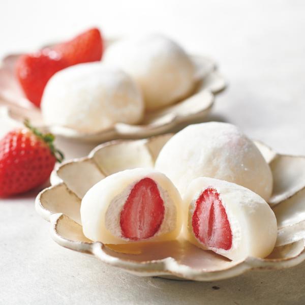 商品発送元：逸品 おとりよせあまおうのクリームいちご大福×8個フード・菓子もち粉とうるち粉をブレンドしたやわらかく伸びのある大福で、ホイップクリームと福岡県産あまおうを１粒包み込みました。やわらかいお餅の食感といちごの酸味、やさしい甘さのク...