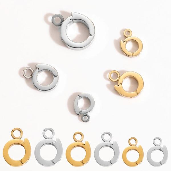 商品発送元：Partsworld　パーツワールドジュエリー・アクセサリー【商品説明】ステンレス304製のクリッカーバチカンは、シンプルでありながら高級感を感じさせるアレルギー対応の高品質素材。開閉式の仕様で使いやすさ抜群です。ゴールドとシル...