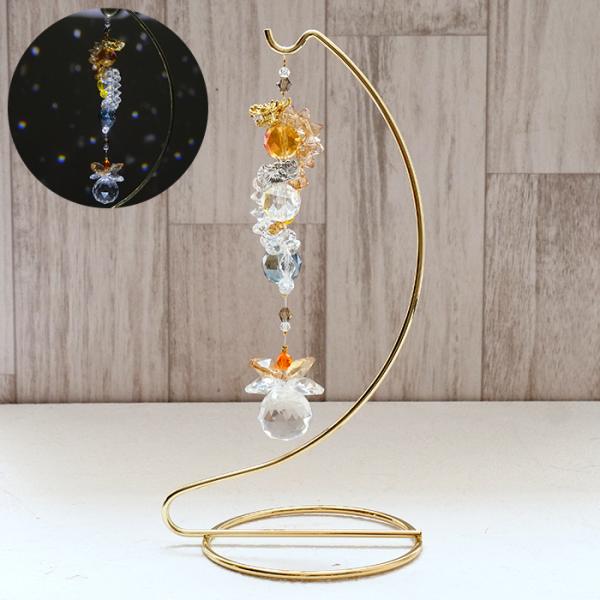 商品発送元：Partsworld　パーツワールドジュエリー・アクセサリー★サンキャッチャーとは★窓辺や玄関などに吊るしたり、置いたりして太陽の光のプリズムを楽しむインテリア雑貨です。また、サンキャッチャーは「レインボーメーカー」とも呼ばれて...