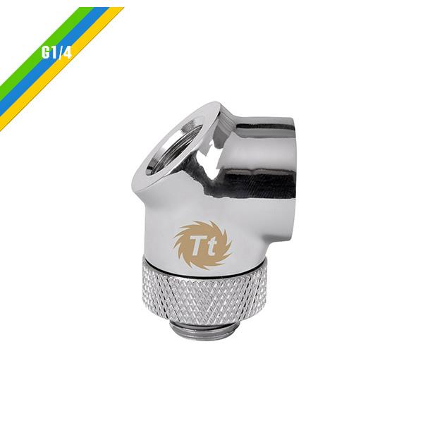 商品発送元：PC4U 公式オンラインショップ【安心の正規代理店品】家電・AV機器・カメラ、デジタルカメラ、デジカメアクセサリーG1/4 45度 &amp; 90度 アダプター クロムカラー[仕様]寸法：42 x 28.3 x 22 (mm)...