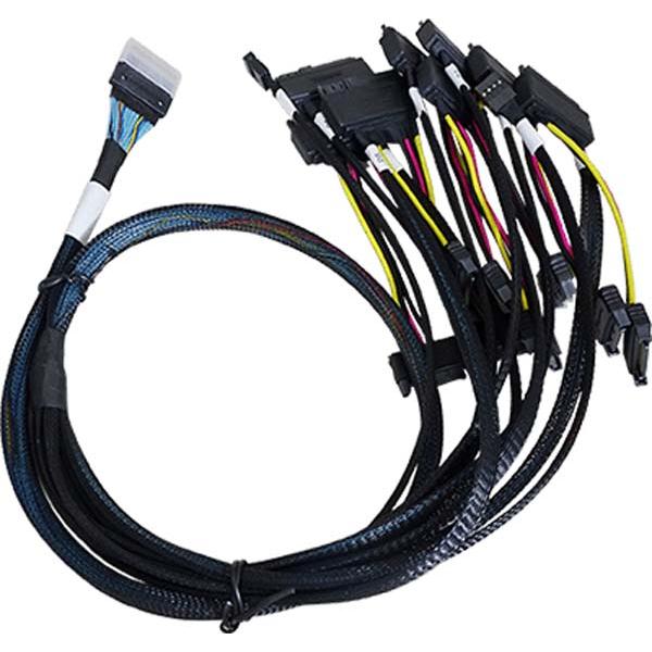 商品発送元：PC4U 公式オンラインショップ【安心の正規代理店品】家電・AV機器・カメラ、デジタルカメラ、デジカメアクセサリー[仕様]Length：1MDescription：SFF-8654 74P to 8x SFF-8639 with...