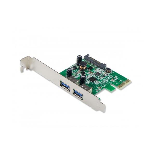 商品発送元：PC4U 公式オンラインショップ家電・AV機器・カメラ、デジタルカメラ、デジカメアクセサリー2 Port USB 3.0 PCI-e x1 Card - SY-PEX20124[特徴]・Ports:2x External USB...