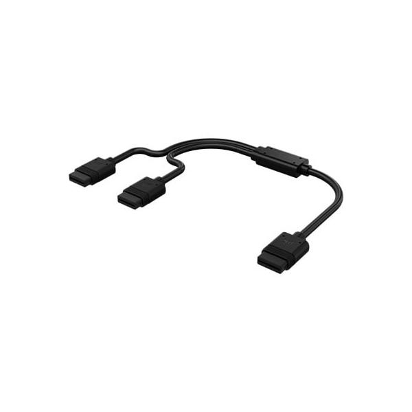 商品発送元：PC4U 公式オンラインショップ【安心の正規代理店品】家電・AV機器・カメラ、デジタルカメラ、デジカメアクセサリーiCUE LINK対応デバイスを接続するスプリッターケーブル。600mm長×1JAN：0840006664376