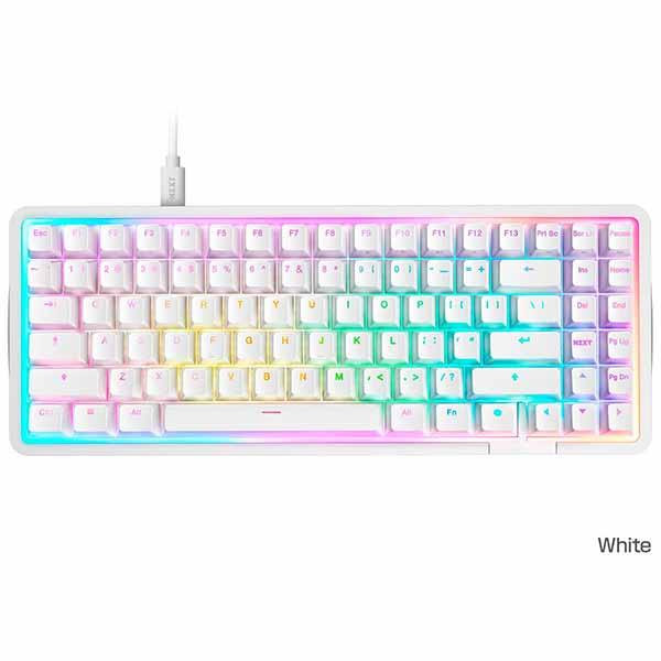 商品発送元：PC4U 公式オンラインショップ【安心の正規代理店品】家電・AV機器・カメラ、デジタルカメラ、デジカメアクセサリーラピッドトリガー対応のNZXTマグネティックスイッチを搭載。最大8,000Hzのポーリングレートに対応する75%ゲ...