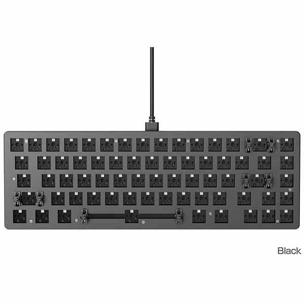 商品発送元：PC4U 公式オンラインショップ【安心の正規代理店品】家電・AV機器・カメラ、デジタルカメラ、デジカメアクセサリー幅広いカスタマイズに対応可能な、ホットスワップ対応65%キーボード用ベアボーン[特徴]・幅広いカスタマイズが可能な...