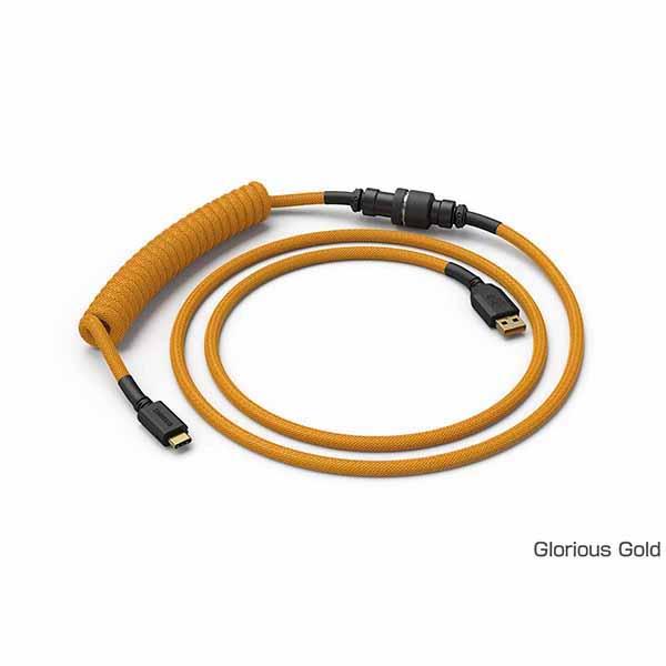 商品発送元：PC4U 公式オンラインショップ【安心の正規代理店品】家電・AV機器・カメラ、デジタルカメラ、デジカメアクセサリー二重網スリーブで耐久性と柔軟性を両立したキーボード用USBコイルケーブル[特徴]・コンパクトにまとまるコイルタイプ...