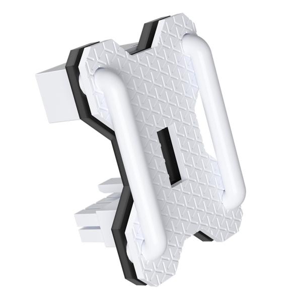 商品発送元：PC4U 公式オンラインショップ【安心の正規代理店品】家電・AV機器・カメラ、デジタルカメラ、デジカメアクセサリーケーブルの無理な折れ曲がりを防ぎ、スッキリした内部配線と優れたエアフローを実現するホワイトカラーのアングルアダプタ...