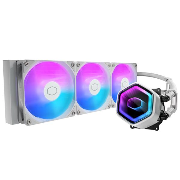 商品発送元：PC4U 公式オンラインショップ【安心の正規代理店品】家電・AV機器・カメラ、デジタルカメラ、デジカメアクセサリー特許取得済みデュアルチャンバーポンプ搭載、高性能とホワイトカラーの美しさを両立したオールインワン水冷CPUクーラー...