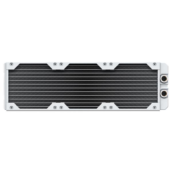 商品発送元：PC4U 公式オンラインショップ【安心の正規代理店品】家電・AV機器・カメラ、デジタルカメラ、デジカメアクセサリー25ミクロンの銅製フィンと30mm厚のスリムな構造により、優れた放熱性能を発揮するカスタム水冷ラジエーター ホワイ...