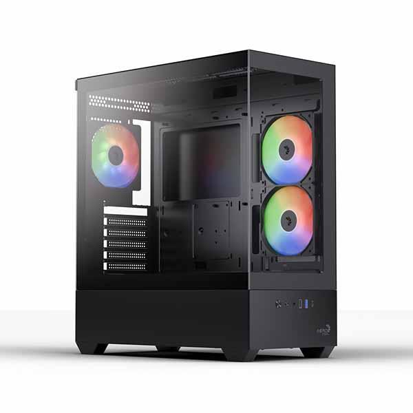 商品発送元：PC4U 公式オンラインショップ【安心の正規代理店品】家電・AV機器・カメラ、デジタルカメラ、デジカメアクセサリー高い拡張性と美しい外観を兼ね備えたミドルタワーPCケースです。前面と側面に強化ガラスパネルを採用し、3基のARGB...