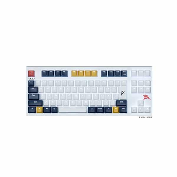 商品発送元：PC4U 公式オンラインショップ【安心の正規代理店品】家電・AV機器・カメラ、デジタルカメラ、デジカメアクセサリーガンダムシリーズ『機動戦士ガンダム逆襲のシャア』とのコラボによる、νガンダムモデルのゲーミングキーボードです。書下...