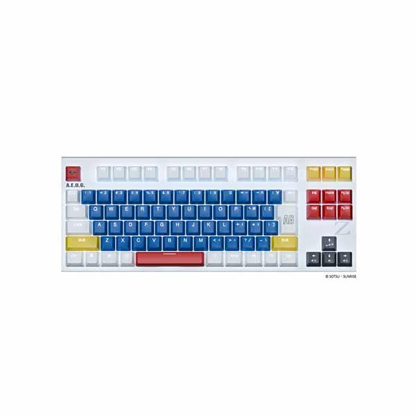 商品発送元：PC4U 公式オンラインショップ【安心の正規代理店品】家電・AV機器・カメラ、デジタルカメラ、デジカメアクセサリーガンダムシリーズ『機動戦士ガンダム Zガンダム』とのコラボによる、Zガンダムモデルのゲーミングキーボードです。書下...