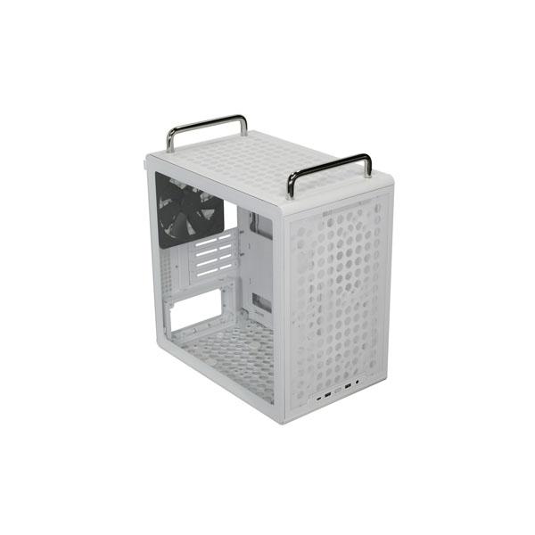 商品発送元：PC4U 公式オンラインショップ【安心の正規代理店品】家電・AV機器・カメラ、デジタルカメラ、デジカメアクセサリー冷却性能と拡張性に優れたコンパクトなMicro-ATX対応PCケース ホワイトモデルです。高エアフロー設計によりハ...