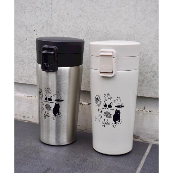 商品発送元：PEGION家電・AV機器・カメラアイシングクッキーアーティスト COOKIEBOY が描いたフレンチブルドッグアートをプリントしたタンブラー。容量は380ml。ステンレス製の本体は飲み物の温度をキープしやすく、ワンタッチ開閉の...