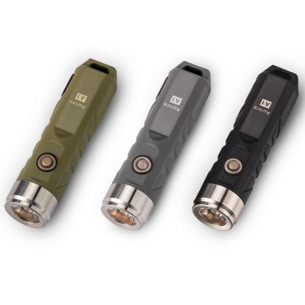 商品発送元：PLUGFLUXスポーツ・アウトドア・旅行、アウトドア、ライト【Aurora A1x】は、ポリミアド樹脂を使用する事で、16.8gと非常に軽量に仕上がっており【EDC】に最適です。 ・カラー：Black / Grey / Gre...