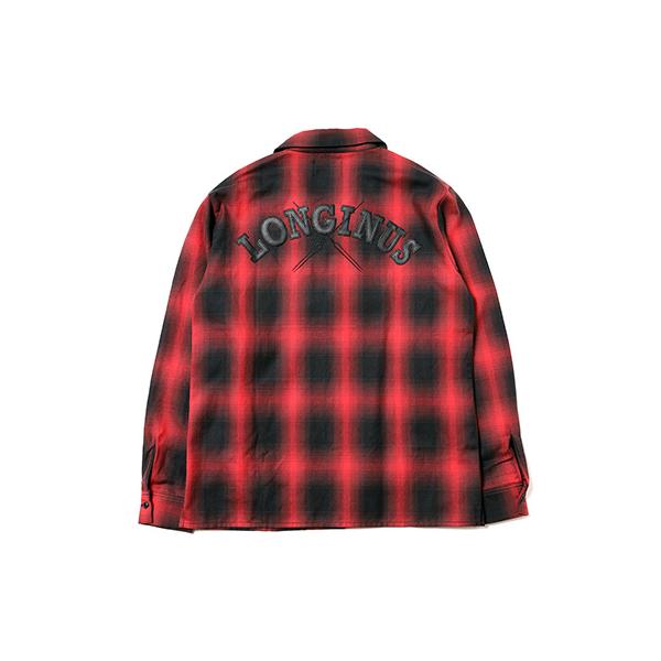 商品発送元：RADIO EVA Online Storeファッション・ブランドLonginusのカレッジロゴワッペンを背負った人気のオンブレチェクシャツが登場！柔らかく着心地のよいコットン生地を使用した4色展開のチェック柄のシャツ。背面には...