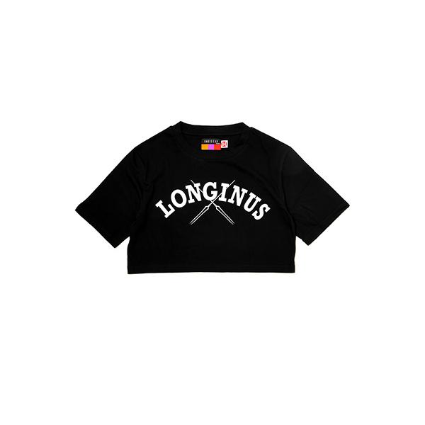 商品発送元：RADIO EVA Online Storeファッション・ブランドLonginusデザインからトレンドのクロップド丈カットソーが登場！胸元にLonginusをカレッジロゴ風にアレンジした新作グラフィックを配したクロップド丈カット...