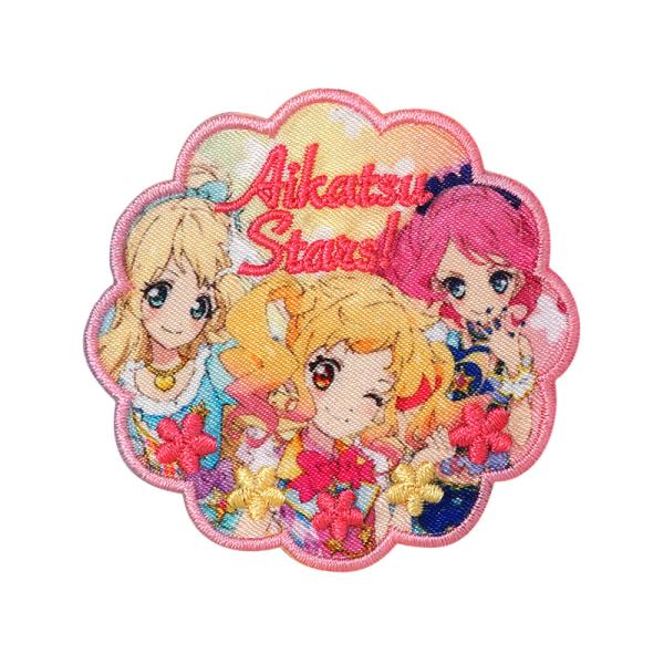 商品発送元：P's fan パイオニア　 ワッペン ハンドメイドクラフトおもちゃ・ホビー・ゲーム、手芸・クラフト、その他スクールライフの持ち物の目じるしは「アイカツスターズ！」のワッペンに決まり(^^♪ジャケットや帽子・レッスンバッグなどお...