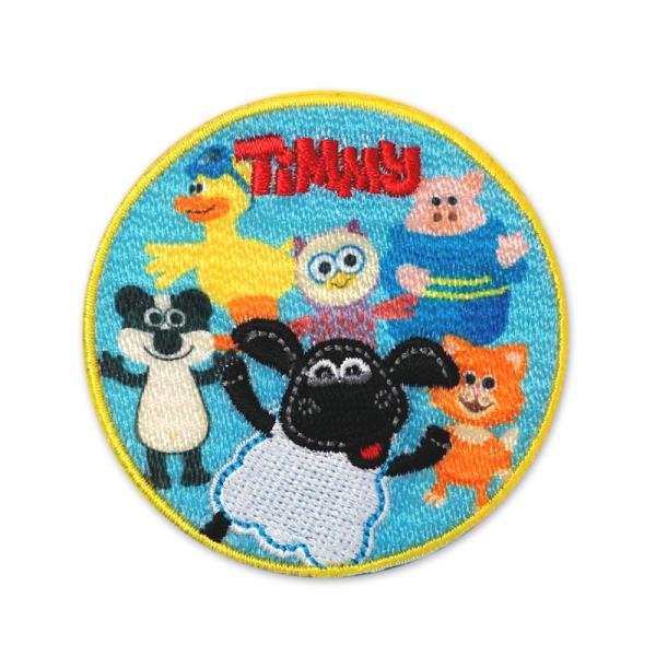 商品発送元：P's fan パイオニア　 ワッペン ハンドメイドクラフトおもちゃ・ホビー・ゲーム、手芸・クラフト、その他●アイロンで接着できるワッペンです●丸型ベースにティミーの刺しゅうが立体感のある仕上がりになっています雑貨小物やお子様の...