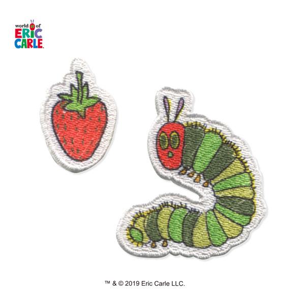 商品発送元：P's fan パイオニア　 ワッペン ハンドメイドクラフトおもちゃ・ホビー・ゲーム、手芸・クラフト、その他材料絵本でおなじみ「はらぺこあおむし」のワッペンですお手持ちグッズのめじるしワンポイントに◇アイロン接着◇サイズ   は...