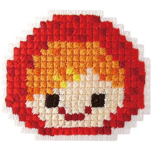 商品発送元：P's fan パイオニア　 ワッペン ハンドメイドクラフトおもちゃ・ホビー・ゲームクロスステッチ風の刺繍が可愛い★アイロンで簡単に接着OK。バッグなどのワンポイントにおすすめです。■ワッペンサイズ：幅（約）3.6cm　高さ（約...