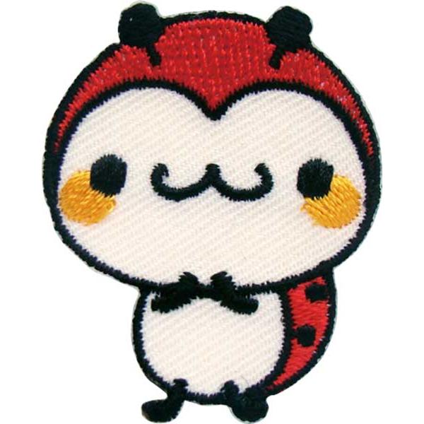 商品発送元：P's fan パイオニア　 ワッペン ハンドメイドクラフトおもちゃ・ホビー・ゲームくっきりラインとまんまるな目が可愛い★アイロンで簡単に接着OK。バッグなどのワンポイントにおすすめです。■ワッペンサイズ：幅（約）3.3cm　高...