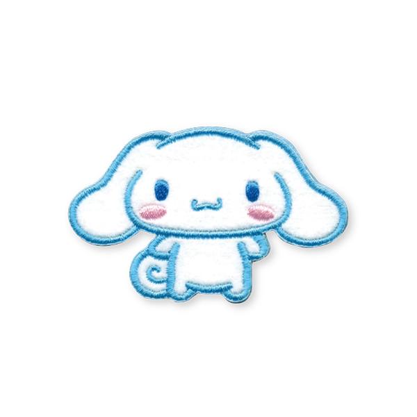商品発送元：P's fan パイオニア　 ワッペン ハンドメイドクラフトおもちゃ・ホビー・ゲームシナモロールのワッペンです。園グッズ・スクールグッズのめじるし・ワンポイントデコに☆彡◇シールアイロン両用タイプ◇サイズ：幅 約6ｃｍ×高さ 約...