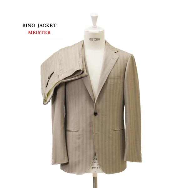 商品発送元：RING JACKET OUTLETファッション・ブランド、メンズ・紳士服、スーツ・セットアップ商品について上質なウールでしか実現し得ない光沢、ヌメり感のある肌触りが特徴的でウールのみで構成された生地とは思えない風合いである。R...