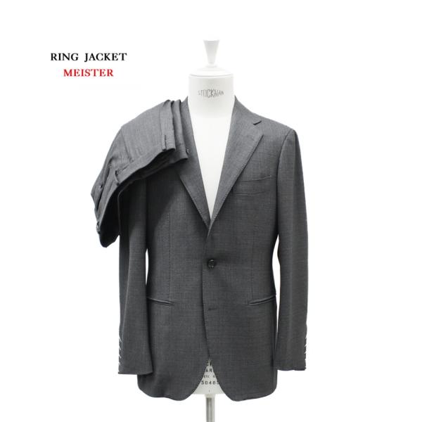 商品発送元：RING JACKET OUTLETファッション・ブランド、メンズ・紳士服、スーツ・セットアップ商品について通年を通して着用が可能なスーツ。オーストラリア産メリノウールにナチュラルストレッチ素材。糸番手は細すぎず、太過ぎないスー...