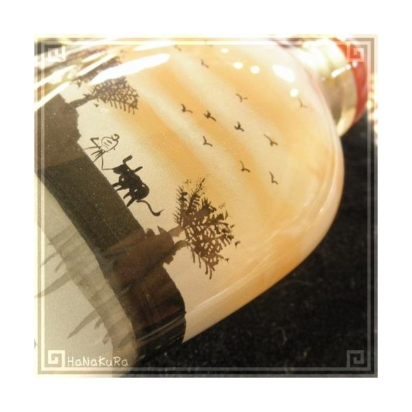 商品発送元：中国雑貨 華蔵おもちゃ・ホビー・ゲーム、アート・美術品・骨董品・民芸品、工芸品・民芸品、ガラス細工鼻煙壷(びえんこ)と呼ばれる、内側から絵を手描きしたガラス小瓶です。(鼻煙壺、鼻煙瓶と呼ぶ場合もあります)夕暮れの一場面を描いた、...