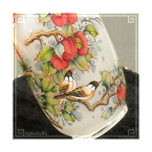 商品発送元：中国雑貨 華蔵おもちゃ・ホビー・ゲーム、アート・美術品・骨董品・民芸品、工芸品・民芸品、ガラス細工鼻煙壷(びえんこ)と呼ばれる、内側から絵を手描きしたガラス小瓶です。(鼻煙壺、鼻煙瓶と呼ぶ場合もあります)シジュウカラという野鳥を...