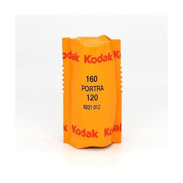 商品発送元：シライカメラ　online shop家電・AV機器・カメラKODAK・コダックのカラーネガフィルム　PORTRA 160　ブローニー120サイズ　1本です。5本パックのバラ売りになります。自然な色調となめらかな階調で、ポートレー...
