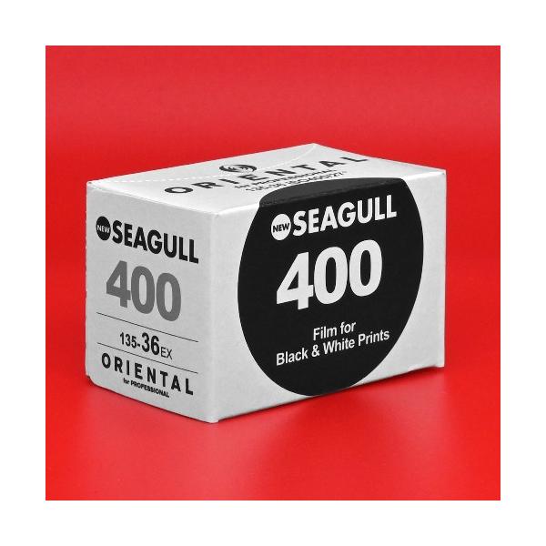 商品発送元：シライカメラ　online shop家電・AV機器・カメラORIENTAL・オリエンタルの白黒フィルム NEW SEAGULL 400　36枚撮り　1本です。