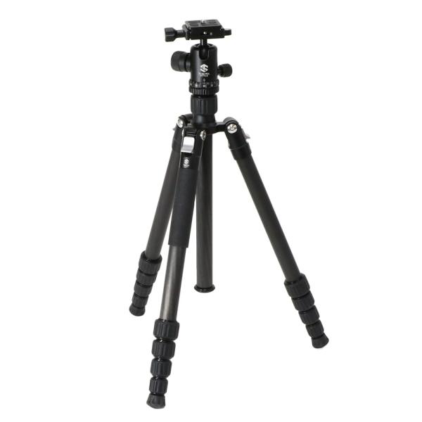 商品発送元：シライカメラ　online shop家電・AV機器・カメラ「TA225CJ+BA25J カーボン5段トラベル三脚雲台セット」は、旅行好きや写真愛好家に最適な高性能の三脚です。軽量ながらも堅牢なカーボン素材を使用し、収納時は脚を反...