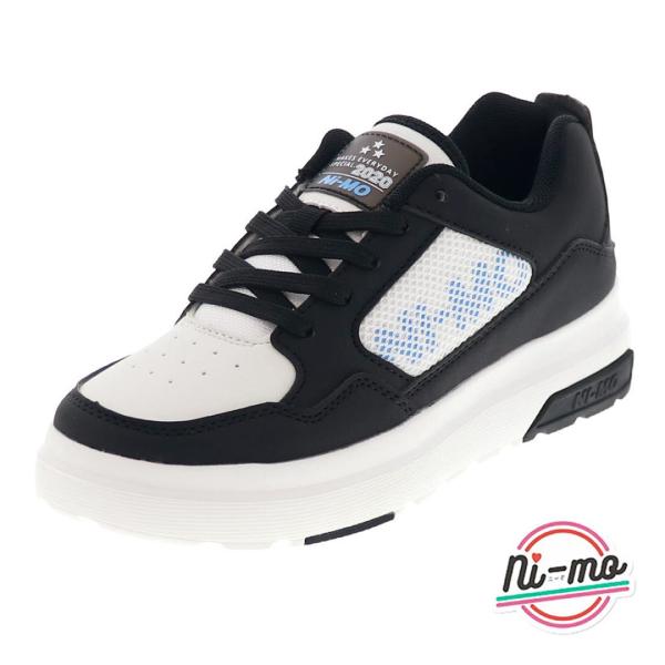 商品発送元：靴のシューマート Online Storeファッション・ブランド・商品コード：524667・品番： NMJ139ASC・カラー：ブラック×ホワイト・生産国：中国・ワイズ(靴幅)：2E・素材：甲/合成繊維+合成皮革　底/EVA/ラ...